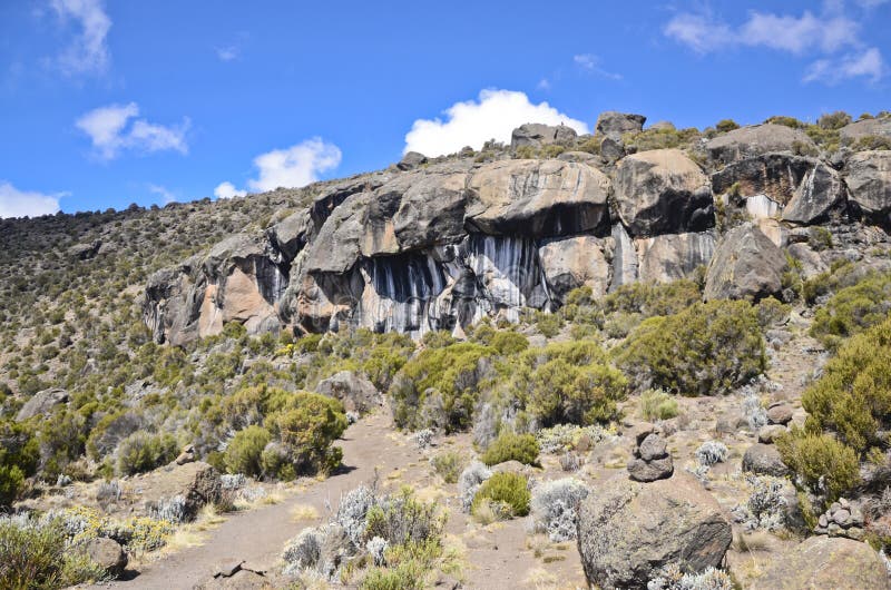 Zebra Rocks stock photo. Image of mawenzi, kilimanjaro - 48042804