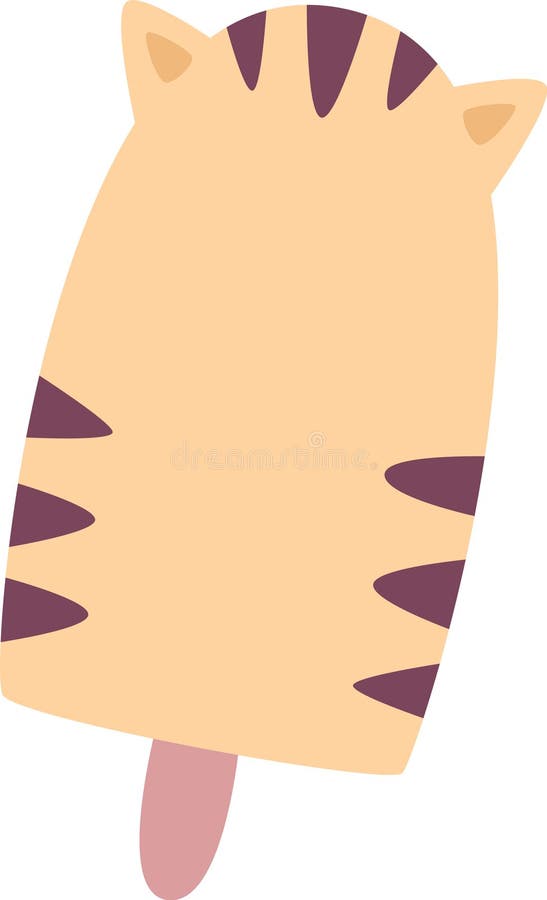 Zebra Shape Ice Cream stock vector. Illustration of light - 307520539