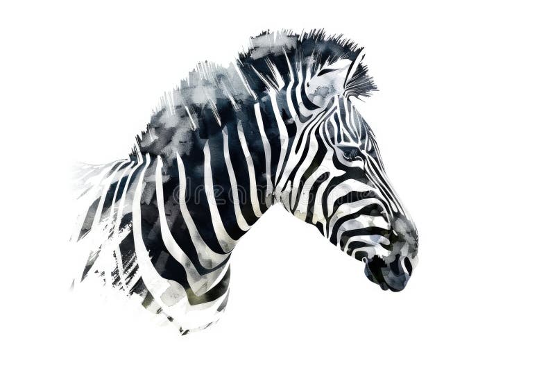Zebra Silhouette stock image. Image of space, animals - 366232055