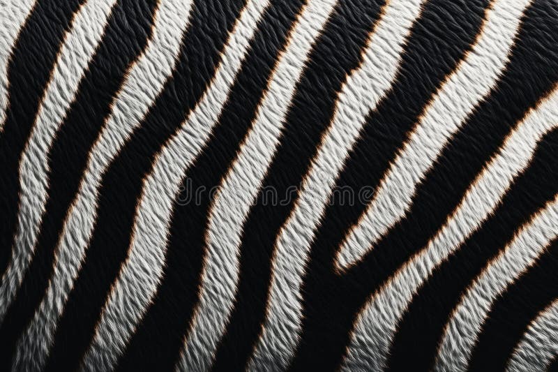 Zebra Skin Texture. Close-Up of Zebra Skin. Zebrahide Texture. Black and White Zebra Pattern ...