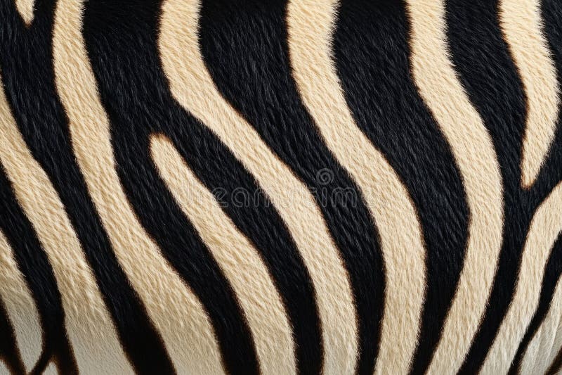 Zebra Skin Texture. Close-Up of Zebra Skin. Zebrahide Texture. Black and White Zebra Pattern ...