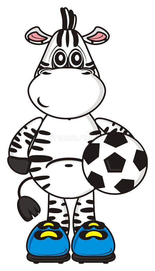 Cartoon Zebra Soccer Stock Illustrations – 46 Cartoon Zebra Soccer ...