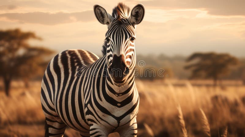 Narrative-driven Visual Storytelling: a Zebra in Soft Light Stock ...