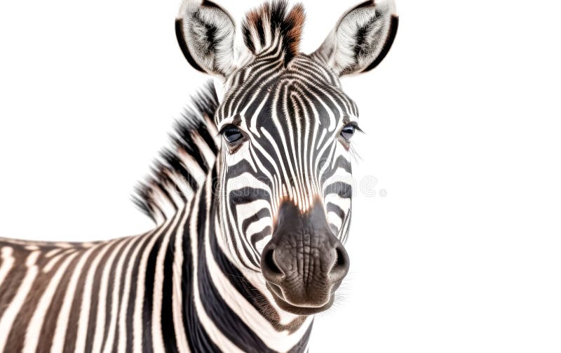A Zebra is Staring at the Camera with Its Mouth Open. Stock Photo ...