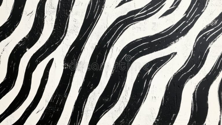 Zebra Stripe Pattern in Black and White for Textiles and Design ...
