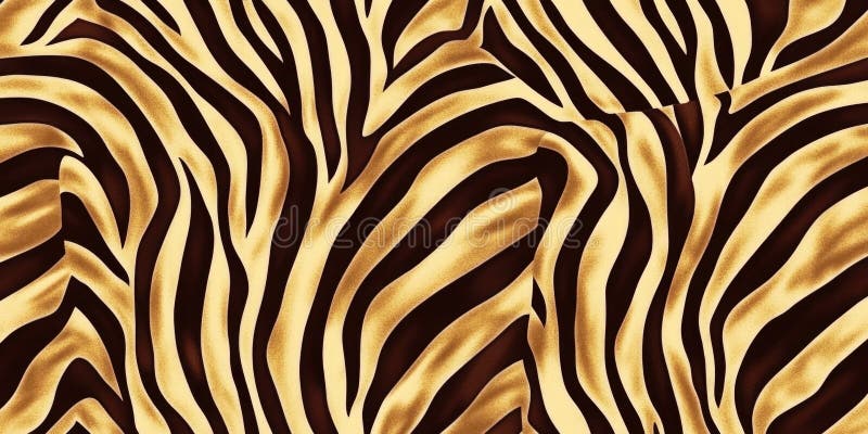 Gold Zebra Stripes Texture Fabric Stock Photo - Image of background ...