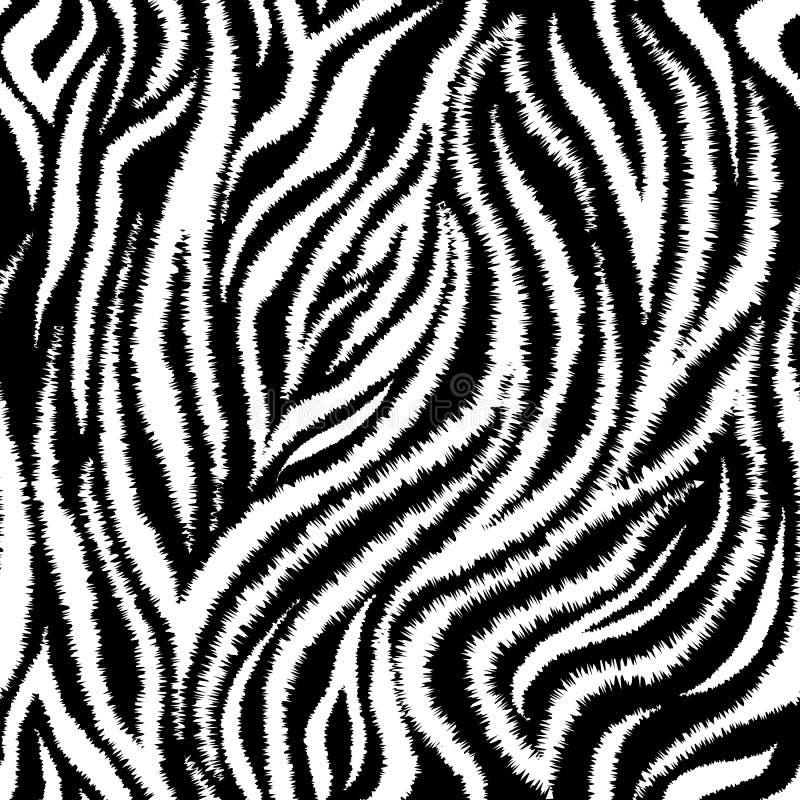 Zebra Stripes Seamless Pattern Stock Vector - Illustration of fauna ...