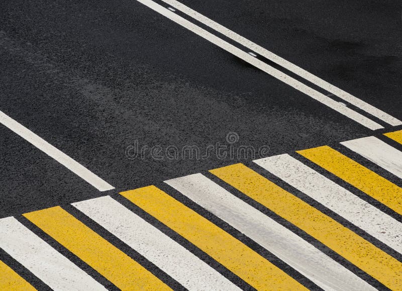 Zebra Traffic Walk Way, Cross Way Stock Image - Image of rough, line ...