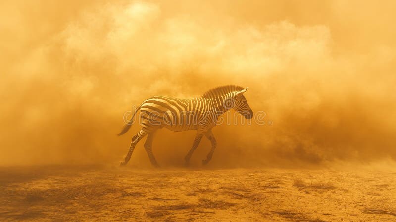 Zebra Walking Dust Storm Stock Photos - Free & Royalty-Free Stock ...