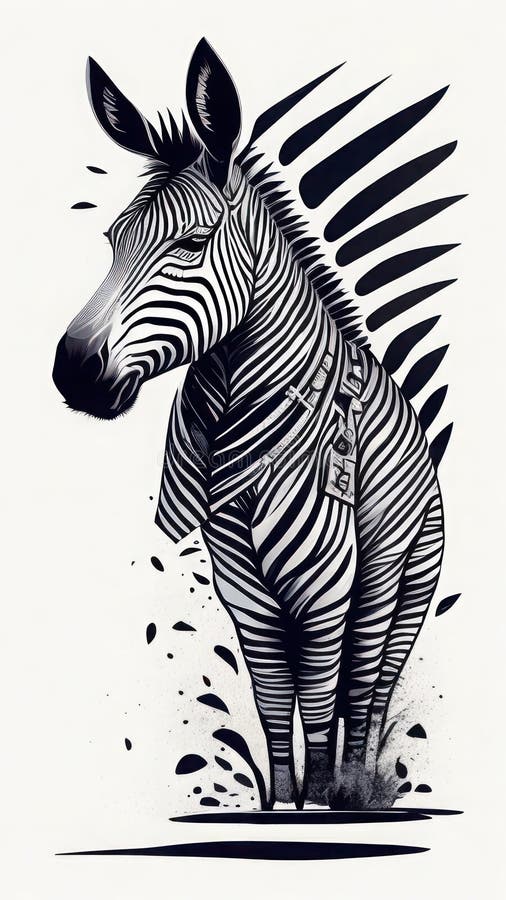 Hand Drawn Vector Illustration of a Seagull on the Lake Stock ...