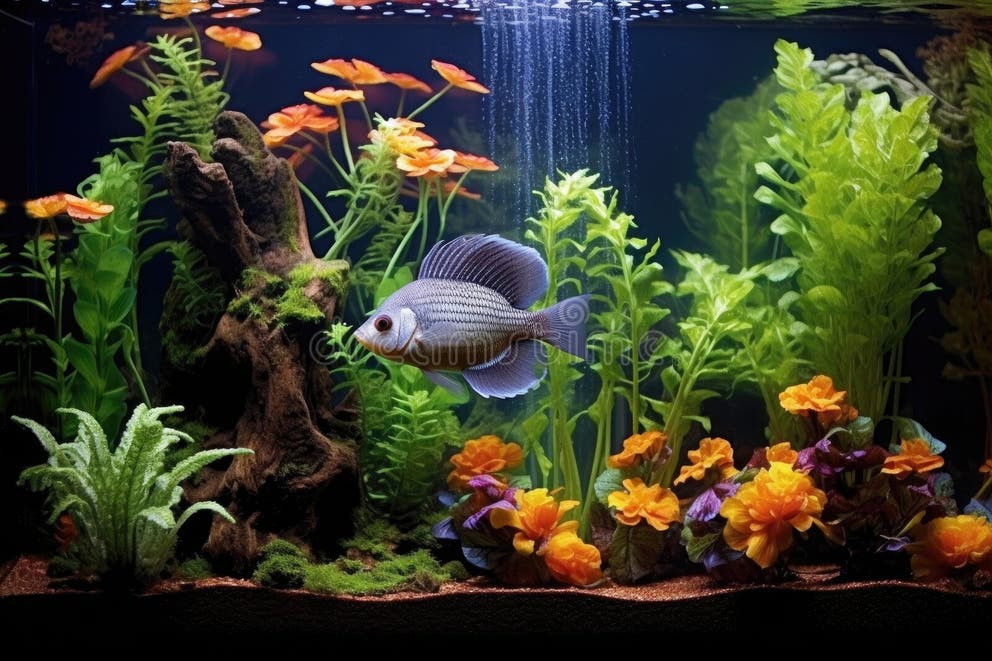 Zebrafish in a Lab Setting for Scientific Research Stock Illustration ...