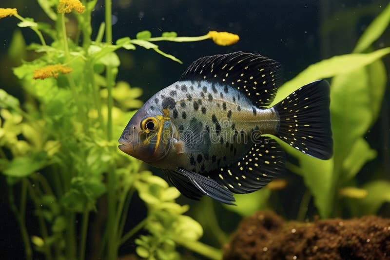 Zebrafish in a Lab Setting for Scientific Research Stock Illustration ...