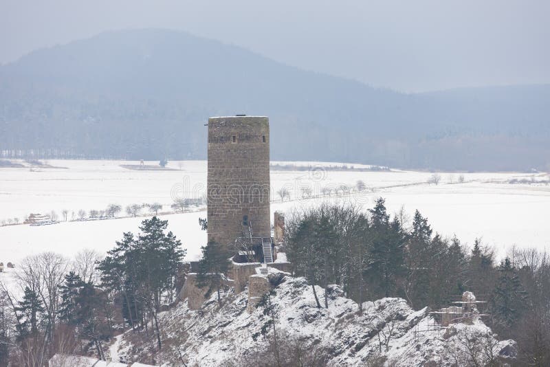 Zebrak Near Tocnik in Czech Republic Stock Image - Image of ruin, royal ...