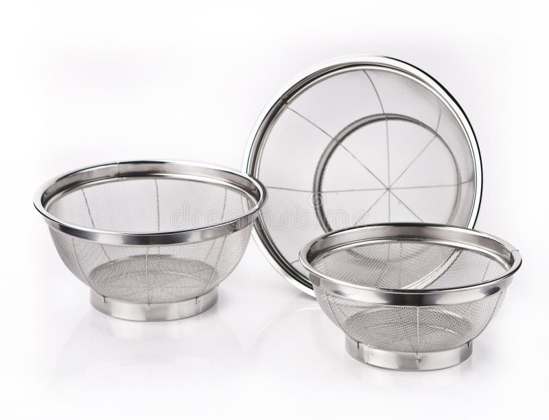 Zeef stock foto. Image of voorwerp, keukengerei, metaal - 10189206