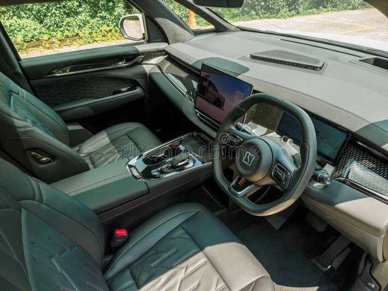 Zeekr 009 EV MPV Interior editorial stock photo. Image of drive - 353992903