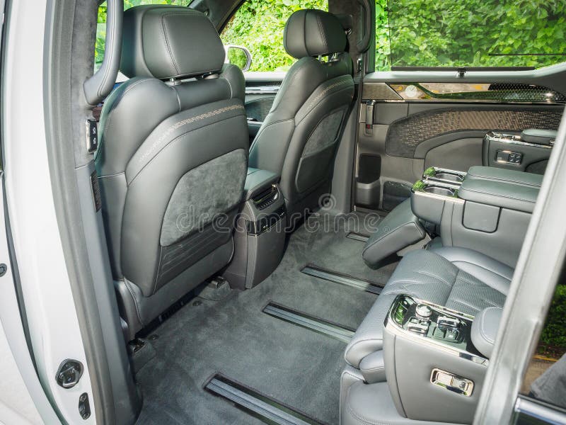 Zeekr 009 EV MPV Interior editorial stock photo. Image of battery ...