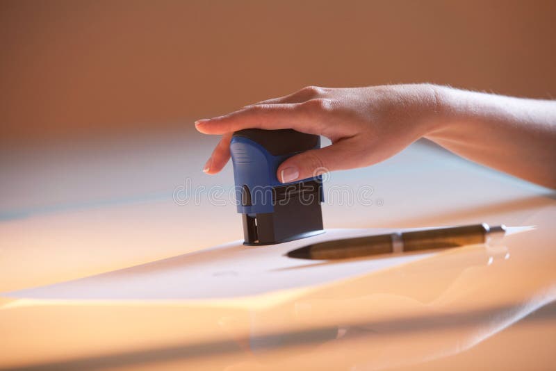 Zegel het stock foto. Image of verklaar, post, wijfje - 21298078