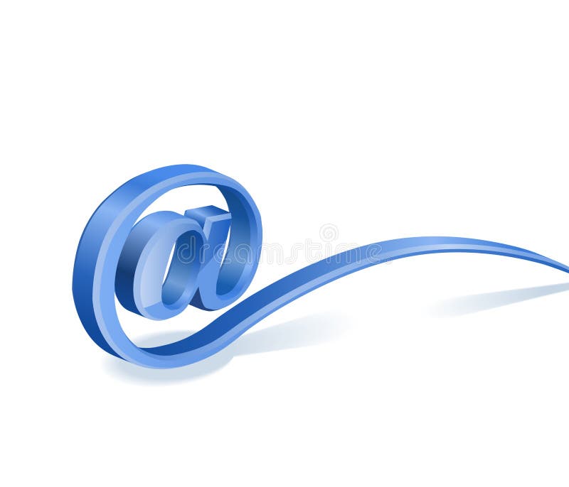 At-Zeichen vektor abbildung. Illustration von symbol, webseite - 9146743