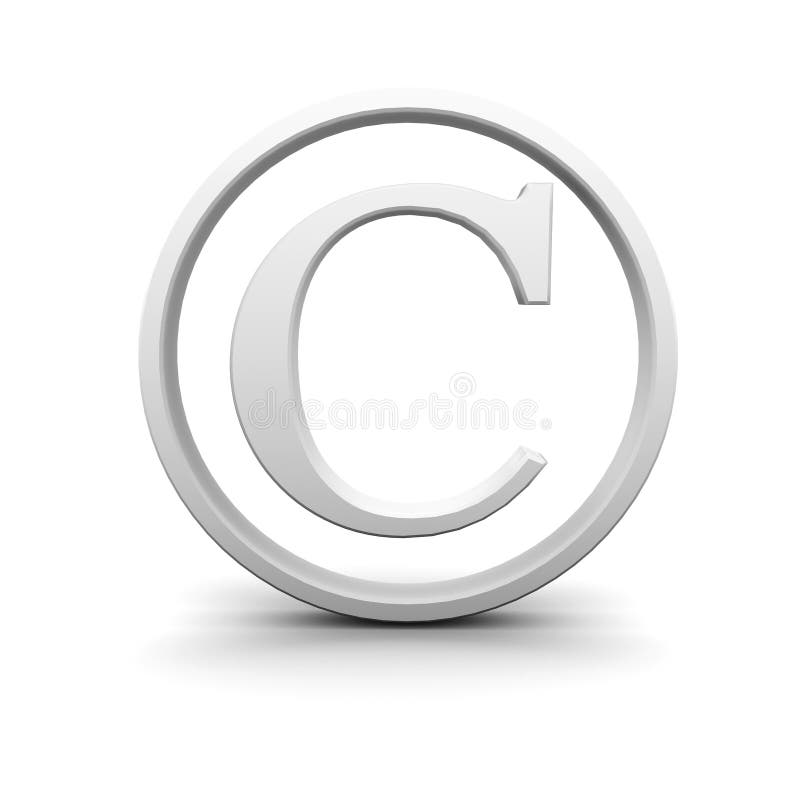Copyright-Zeichen stock abbildung. Illustration von abbildung - 34917509
