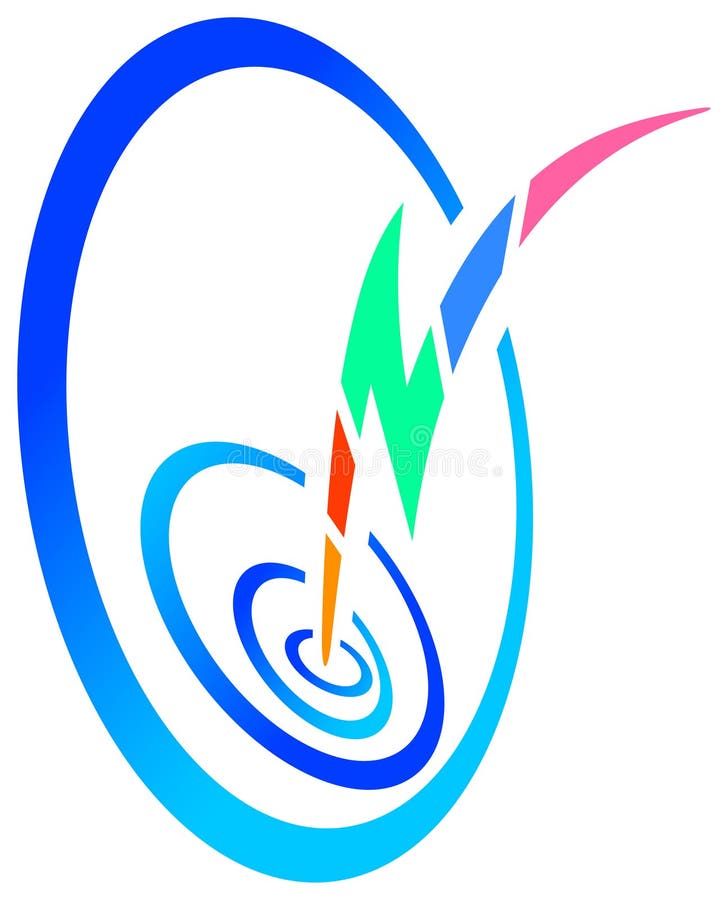 Zeichen des Stroms vektor abbildung. Illustration von zeichnung - 18358899