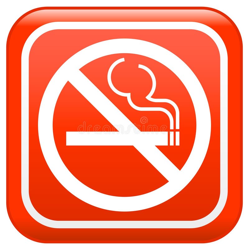 Nichtraucherzeichen vektor abbildung. Illustration von verbieten - 4297862