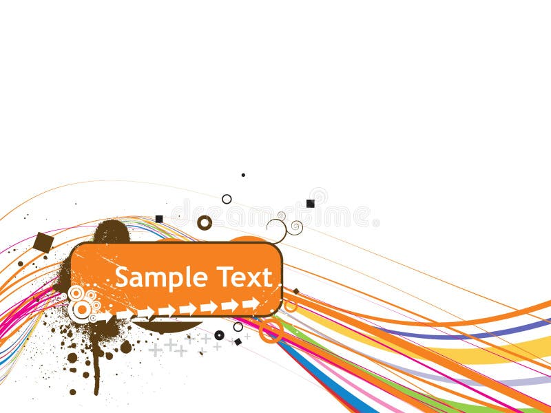 Zeichnen Sie Die Beispieltextvektorabbildung, Die Auf W Getrennt Wird ...