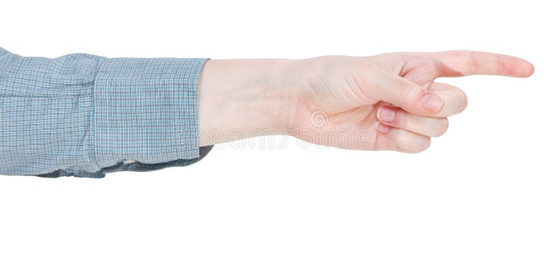 Zeigefinger Zeigen - Handzeichen Stockbild - Bild von spitz, zeichen ...