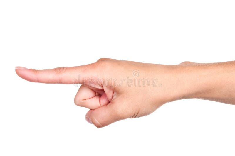 Zeigende Hand stockfoto. Bild von ikone, idee, person - 21214566