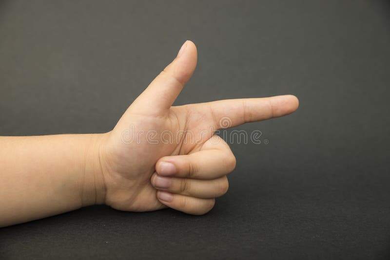 Zeigen des Fingers stockfoto. Bild von hintergrund, zeigen - 30685664