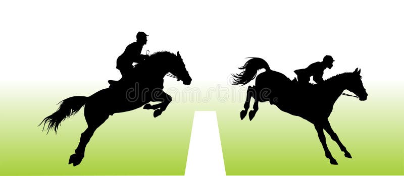 Zeigen Sie das Springen stock abbildung. Illustration von sportler ...