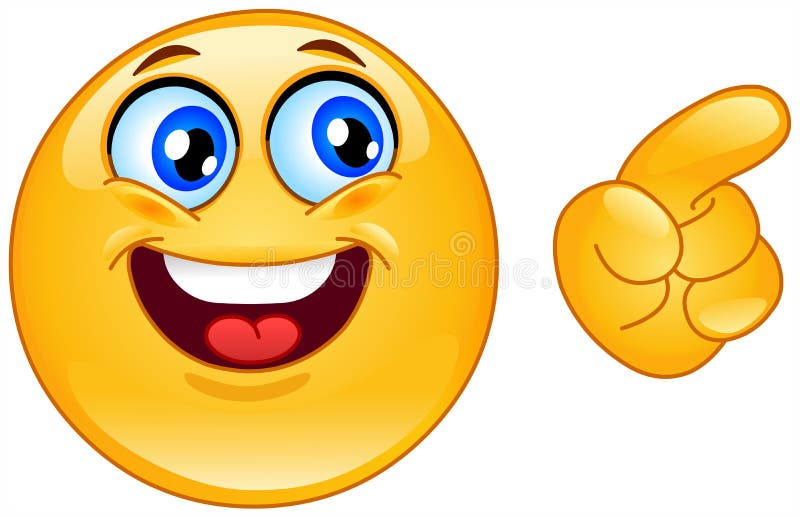 Zeigen von Emoticon vektor abbildung. Illustration von gefühl - 14279615