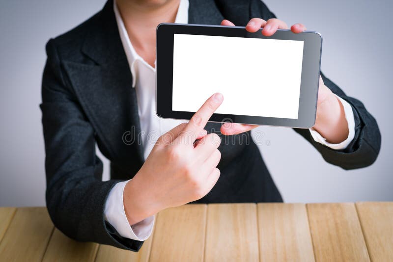 Zeigen Von Informationen Mit Tabelle PC Stockbild - Bild von vertretung ...