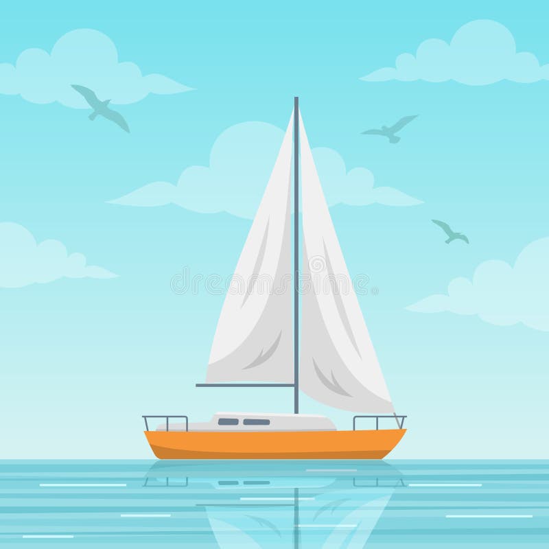 Zeilboot Stock Illustrations, Vectors, & Clipart – (45,334 Stock ...