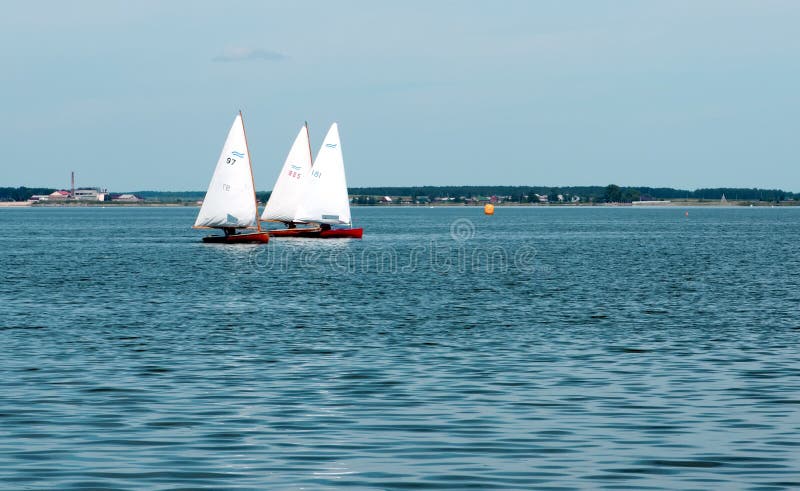 Zeilboten stock foto. Image of zomer, zeilboten, zeegezicht - 20893904
