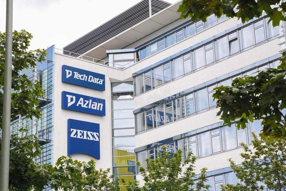 Zeiss, Azlan and Tech Data in Munich Editorial Stock Image - Image of ...