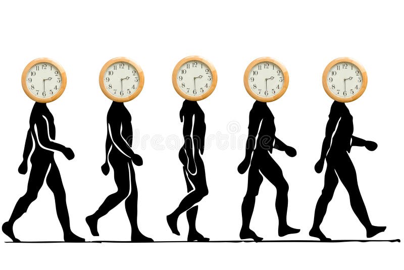 Bewegliche Zeitspirale Gewundene Uhr-nahtloser Unbegrenzter Zoom ...