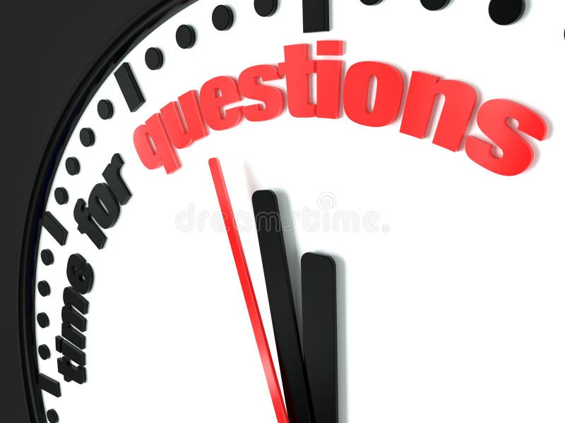 Zeit für Fragen stock abbildung. Illustration von fall - 20827084