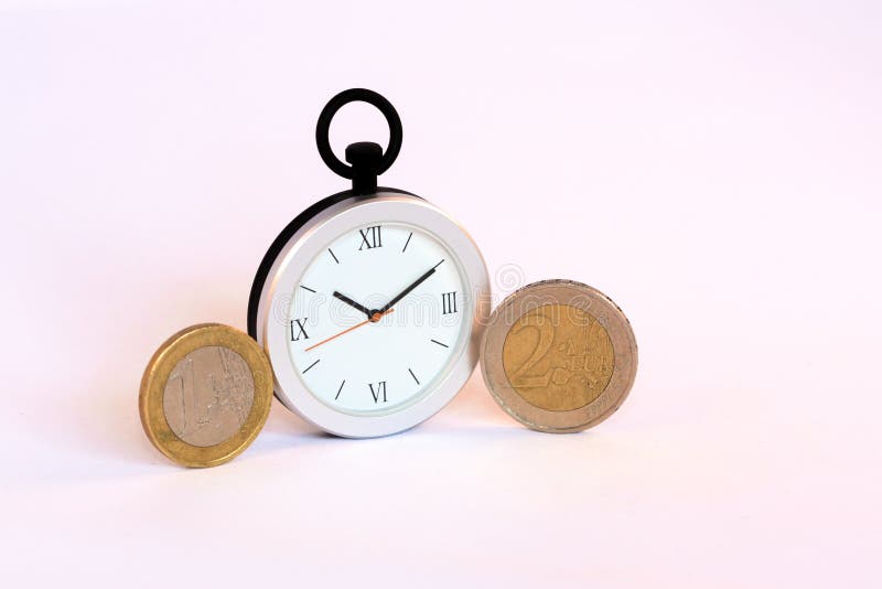 Zeit = Geld stockbild. Bild von euro, aufwartung, geschäft - 52394997
