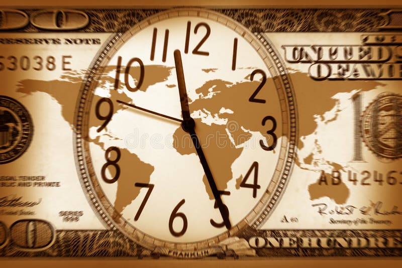 Zeit ist Geld stockfoto. Bild von finanzierung, kreativ - 6801056