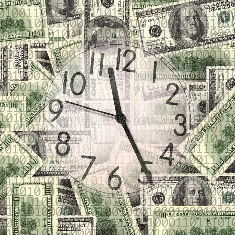 Zeit ist Geld stockfoto. Bild von finanzierung, kreativ - 6801056
