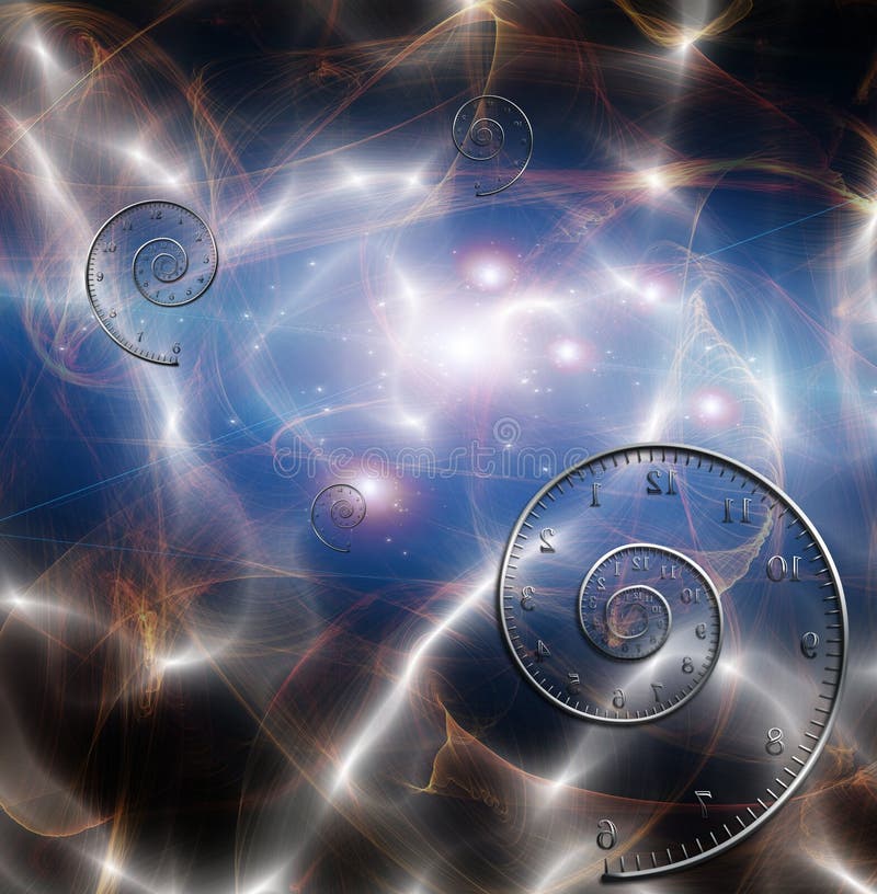 Raumzeit stock abbildung. Illustration von galaxie, futuristisch ...