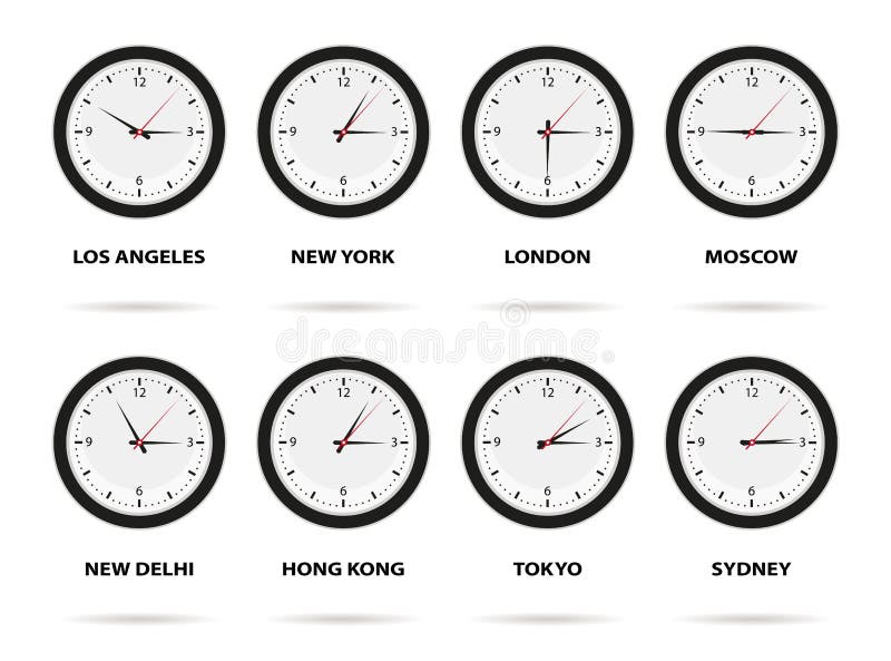 Weltkarte Kontinent-globaler Karte Acht Stock Abbildung - Illustration ...