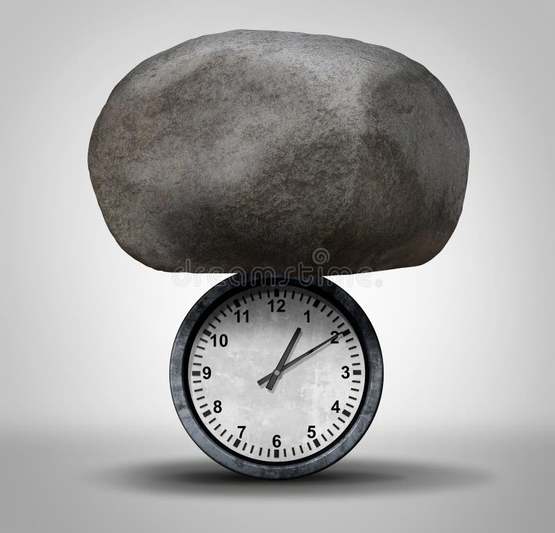 Transparente Ikone Des Zeitdrucks Zeitdruck-Symbolentwurf Von Vektor ...