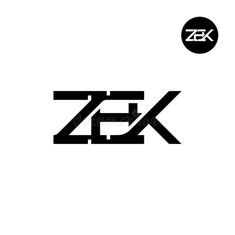 Zek Monogram Stock Illustrations – 10 Zek Monogram Stock Illustrations ...