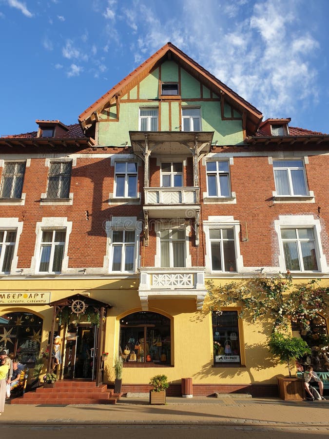 Zelenogradsk Cranz Prussia. Kaliningrad Editorial Image - Image of ...