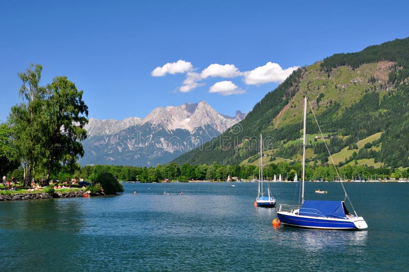 Zell am see stock image. Image of place, recreation, touristic - 17416737
