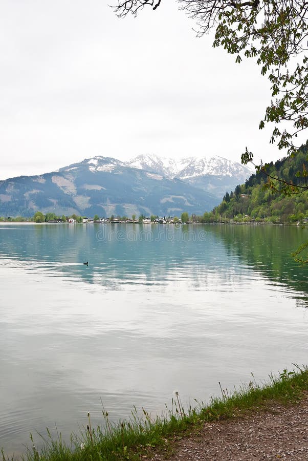 Zeller am See stock photo. Image of outdoor, blue, park - 52784022