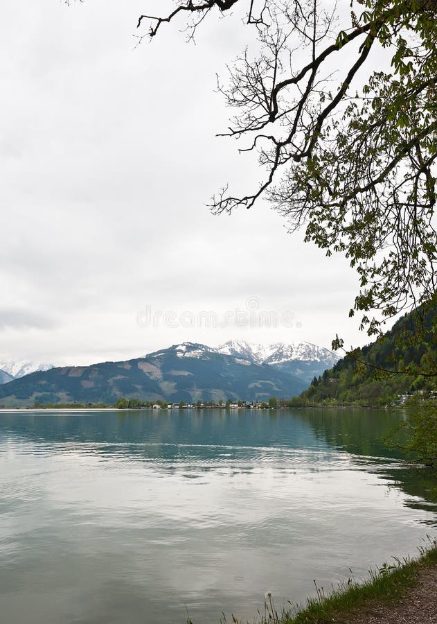 Zeller am See stock image. Image of beach, zell, alps - 52784031