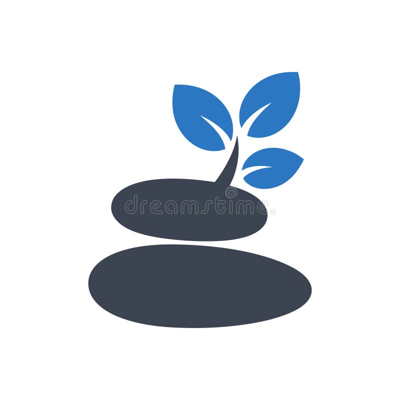 Zen Balance Icon stock illustration. Illustration of stones - 384697184