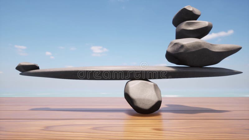 Zen Balance Stones, Pebbles Stack Pastel Color, Copy Space. Spa, Yoga ...